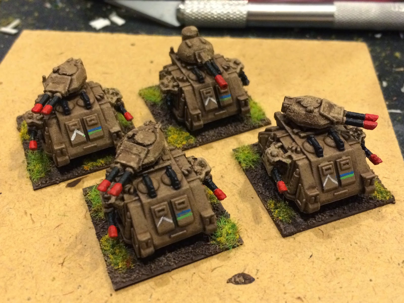 Sean's Gaming and Shooting Blog: Adding bases to my Epic 40k Space ...